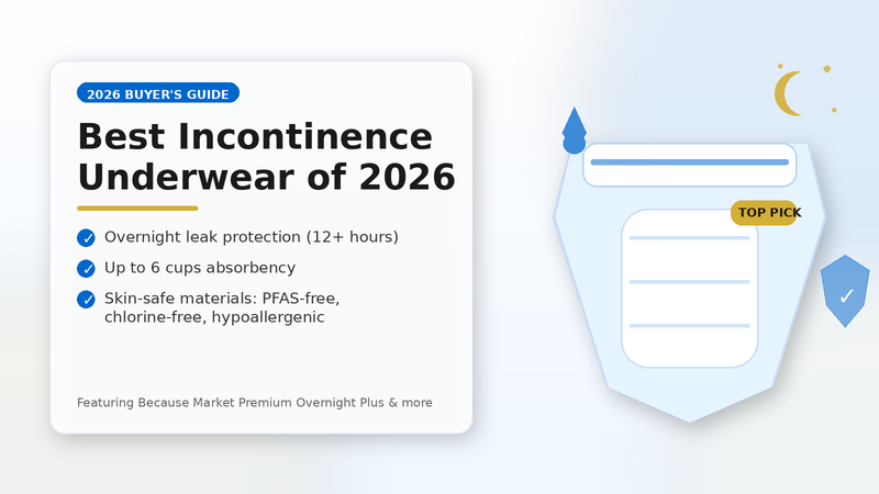 Best Incontinence Underwear 2026 | Guide & Reviews – Because