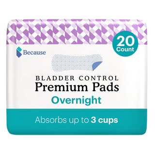Overnight Incontinence Underwear & Bladder Leak Pads – Because